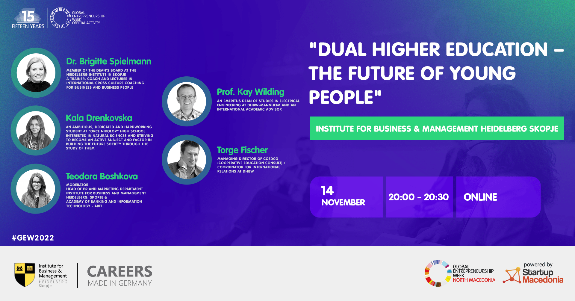 Live from Germany, with a discussion within the Global Entrepreneurship ...